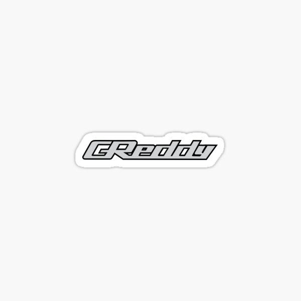 Pegatina «Logotipo de GReddy Performance Parts (gris)» de ...