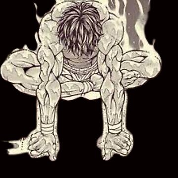 "Baki Hanma The Grappler - Baki Hanma Pose" Sticker for Sale by merch ...