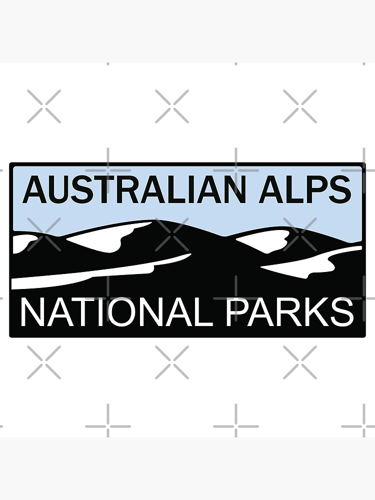 "Australian Alps National Parks Logo" Poster for Sale by WhimzyArts ...