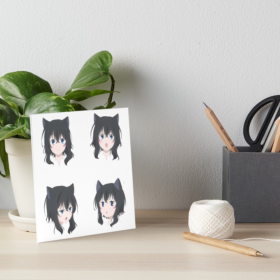 "Fran Sticker Pack, Funny Cute Face, Reincarnated as a Sword" Art Board ...