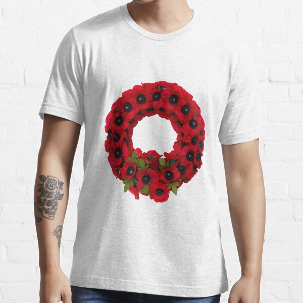 "WW1 REMEMBRANCE DAY Poppy Wreath" T-shirt for Sale by collection-life ...