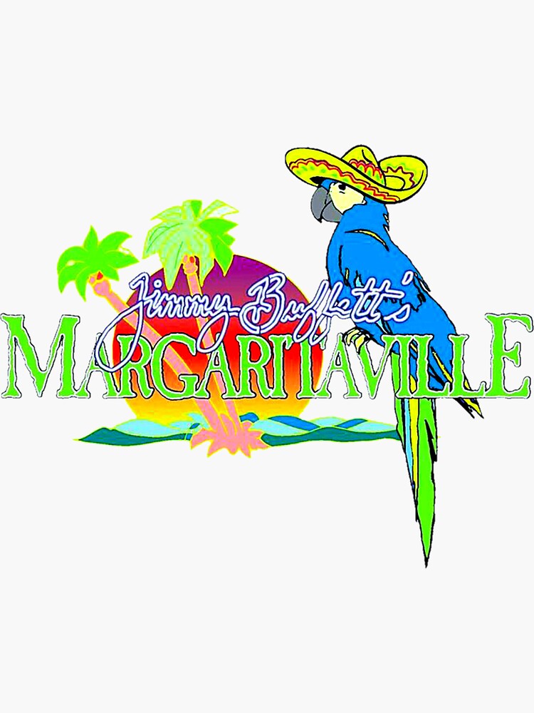 "jimmy buffett digital art" Sticker for Sale by lexyshipley | Redbubble