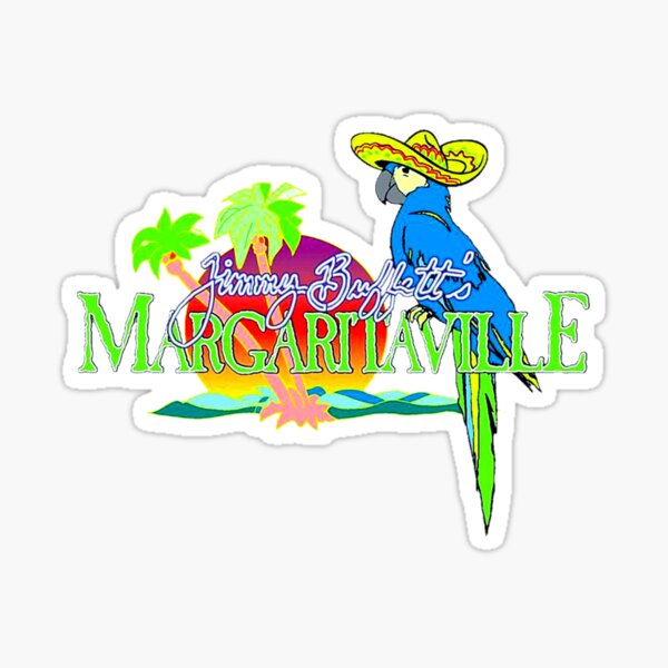 "jimmy buffett digital art" Sticker for Sale by lexyshipley | Redbubble
