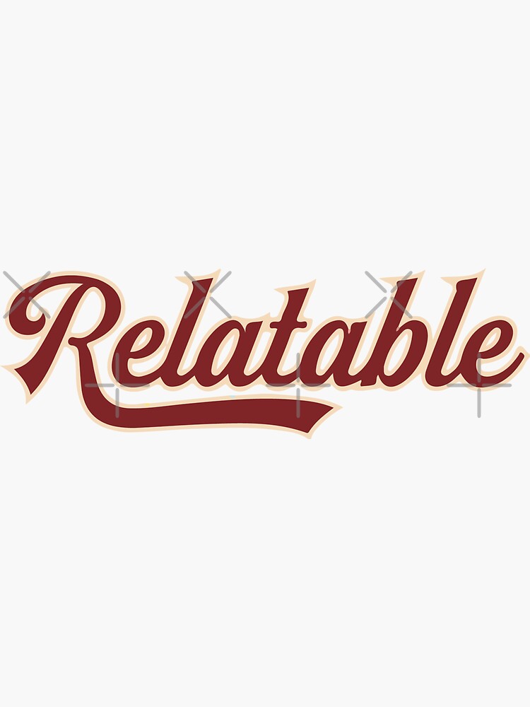 "Brent Rivera Relatable Text" Sticker for Sale by MasterCoShop | Redbubble