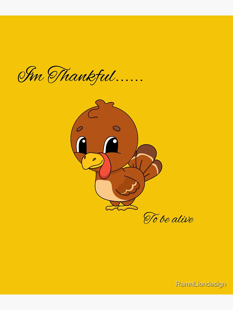 "Thankful to be alive " Sticker for Sale by RamnLiondesign | Redbubble