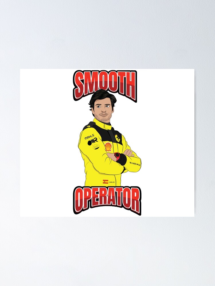 "Smooth Operator Carlos Sainz Scuderia Ferrari F1 driver Charles ...