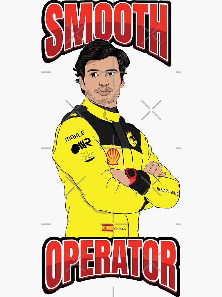 "Smooth Operator Carlos Sainz Scuderia Ferrari F1 driver Charles ...