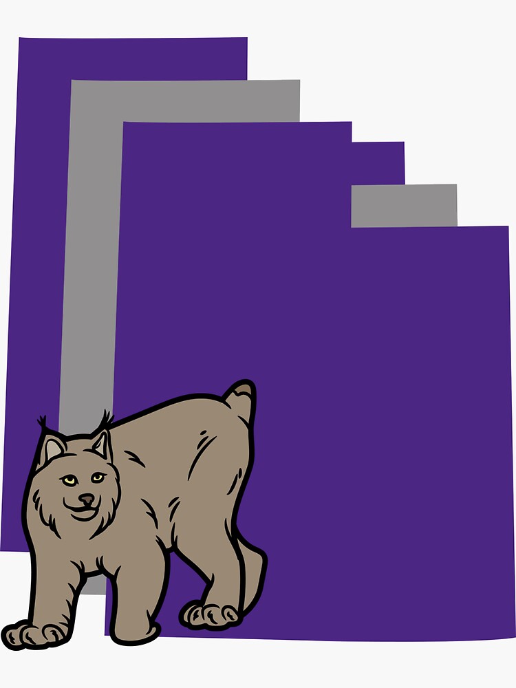 "Utah Border, Wildcats" Sticker for Sale by LatterDaze | Redbubble