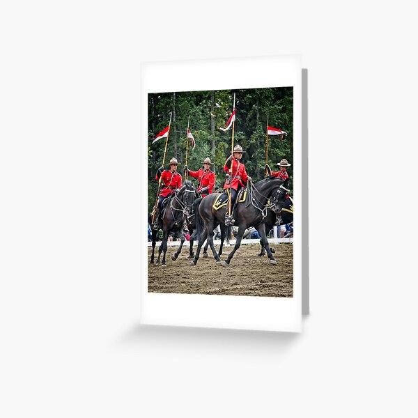 "RCMP Musical Ride" Greeting Card for Sale by Yukondick | Redbubble