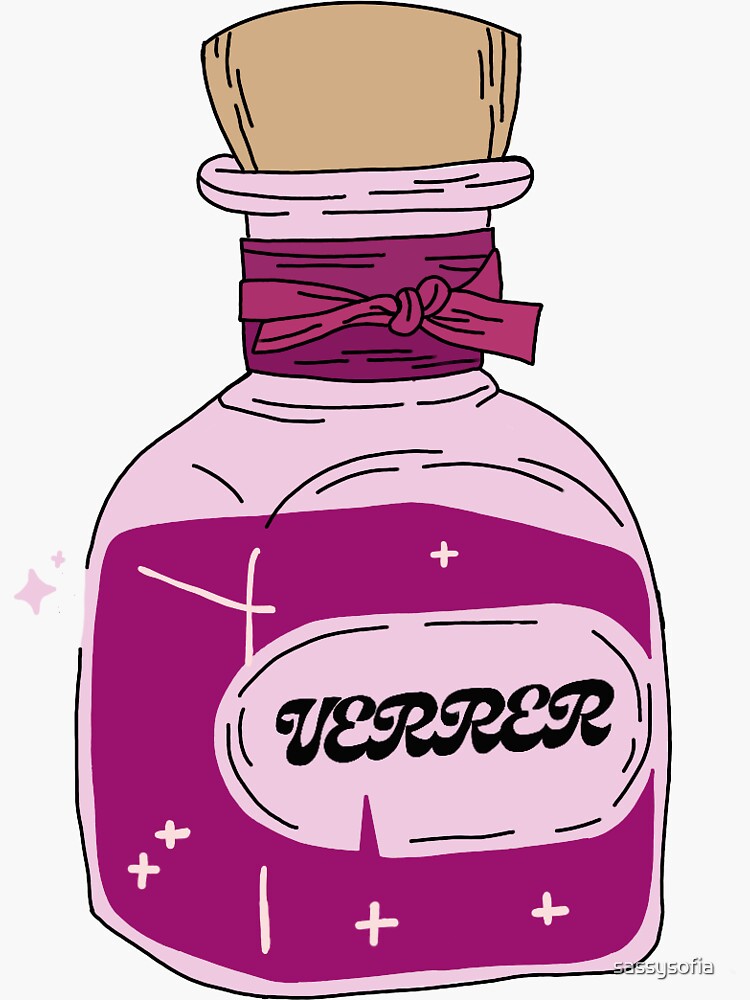 "Verrer (Verivery) Potion " Sticker for Sale by sassysofia | Redbubble