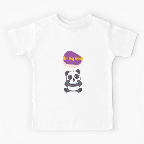 "Cartoon panda.omg!" Kids T-Shirt for Sale by Fufustyle | Redbubble
