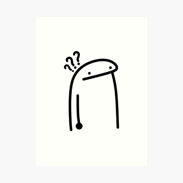 "Flork confused meme stickers " Art Print for Sale by ChStockOfficial ...