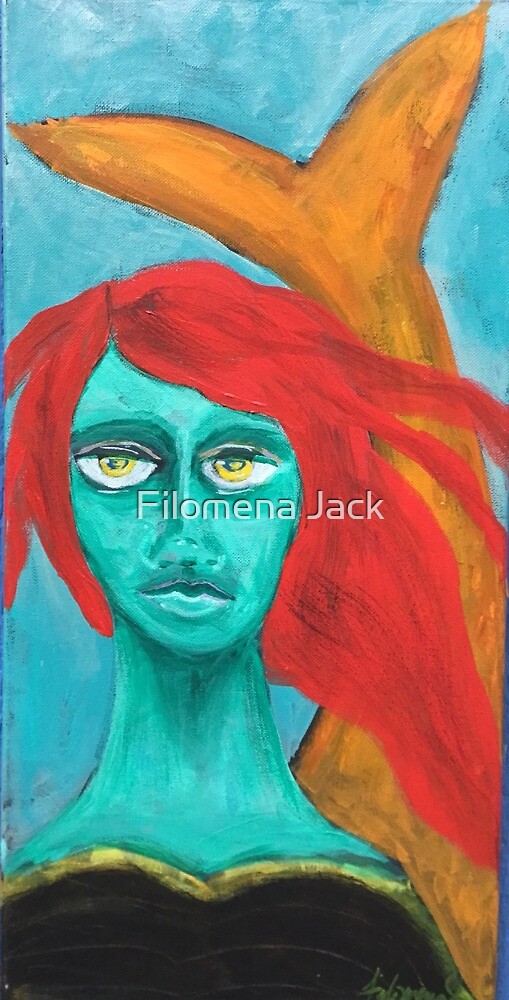 "Miranda Mermaid" by Filomena Jack | Redbubble
