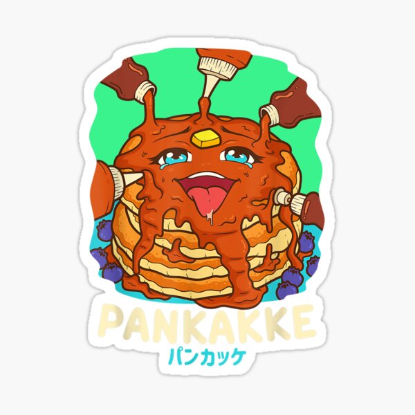 "pankakke pancake " Sticker for Sale by arianestar | Redbubble