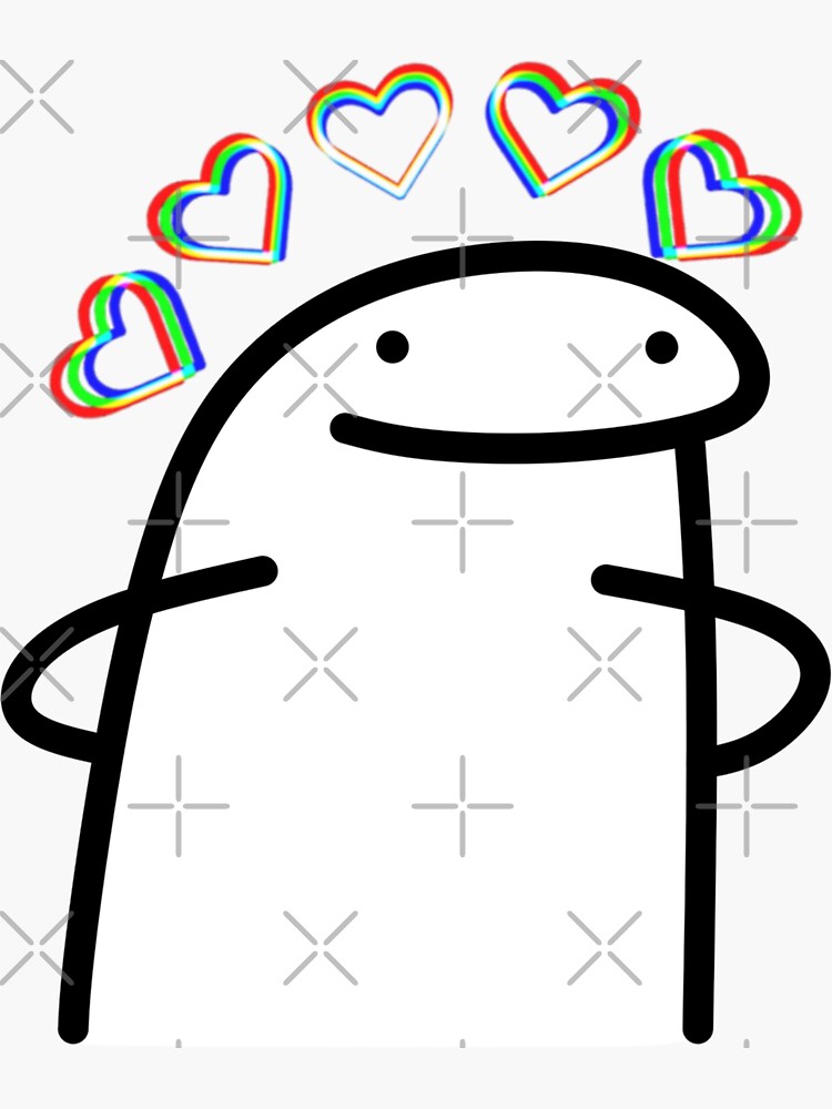 Pegatina «Flork escondiendo un meme sorpresa pegatinas» de ...