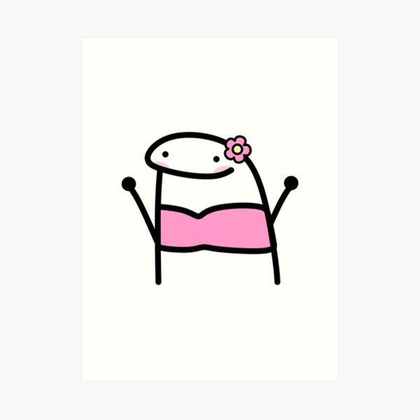 "Happy Flork celebrate meme stickers " Art Print for Sale by ...