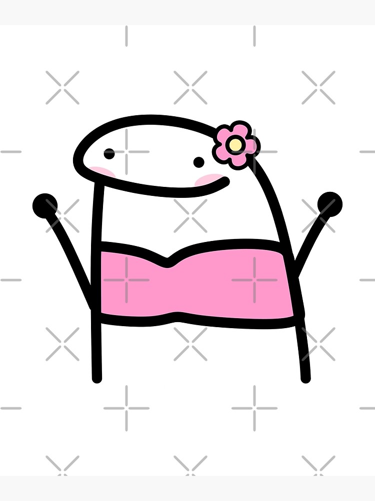 "Happy Flork celebrate meme stickers " Canvas Print for Sale by ...