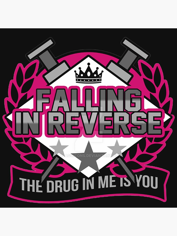 " falling in reverse best logo " Sticker for Sale by Fecrused68 | Redbubble