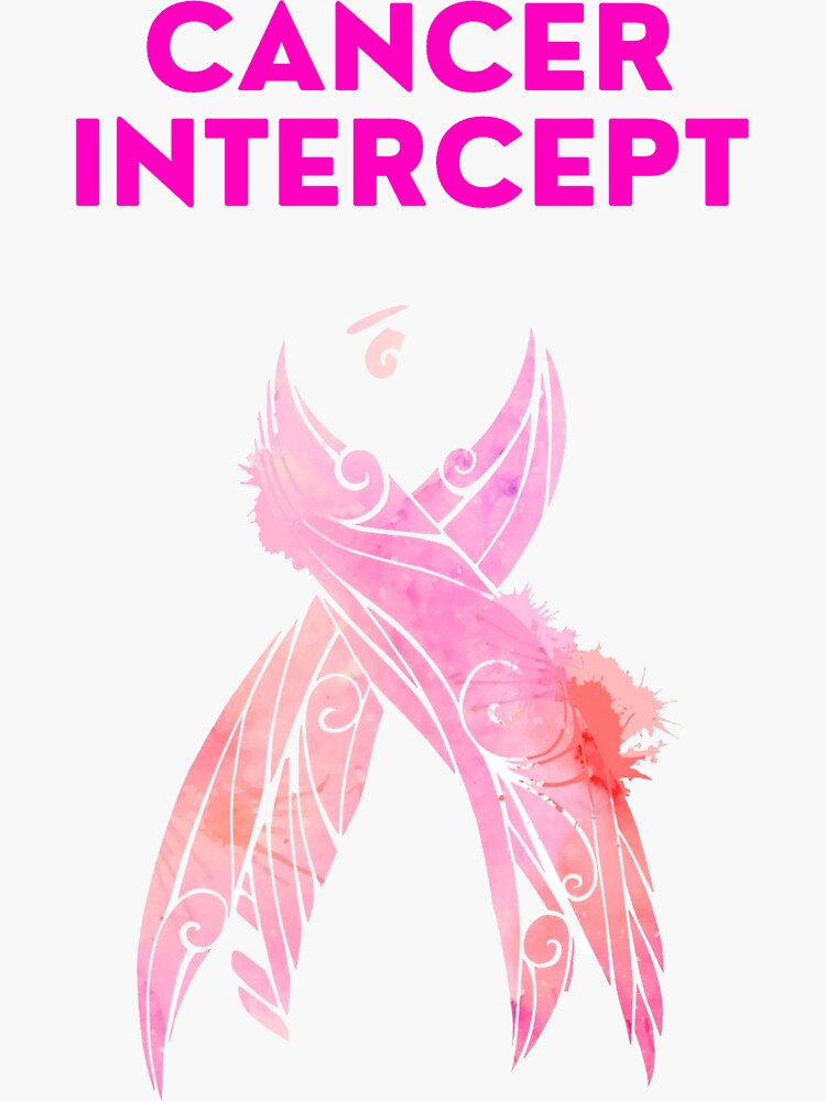 "Crucial Catch Cancer Intercept" Sticker for Sale by Cozy-space | Redbubble