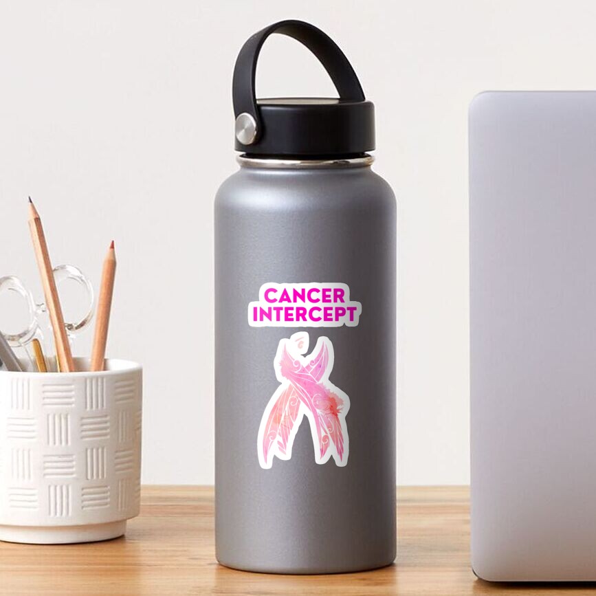 "Crucial Catch Cancer Intercept" Sticker for Sale by Cozy-space | Redbubble