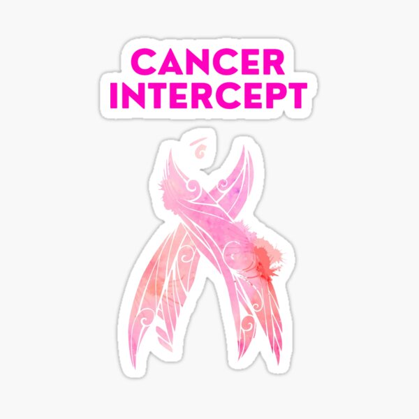 "Crucial Catch Cancer Intercept" Sticker for Sale by Cozy-space | Redbubble