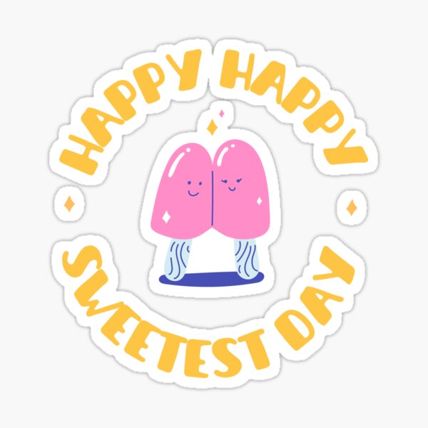 "Happy happy sweetest day "cutest couple go ice cream"" Sticker for ...