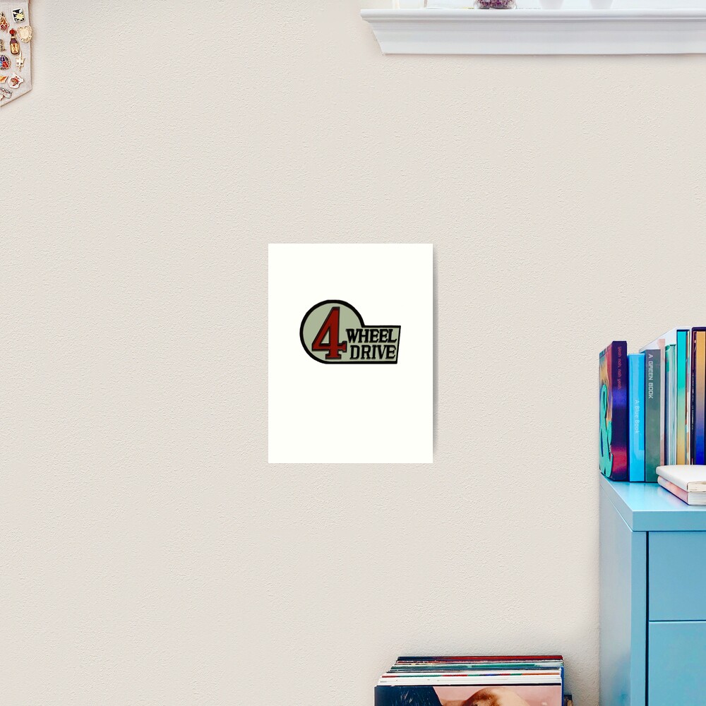 "Toyota FJ40 Land Cruiser Four Wheel Drive Emblem" Art Print for Sale ...
