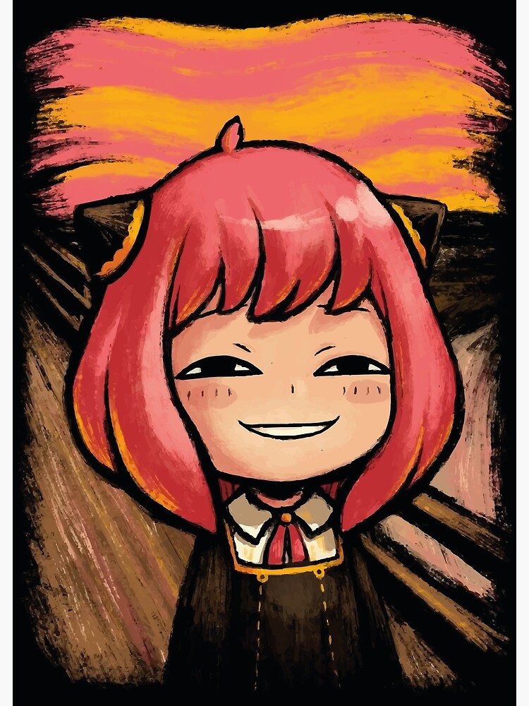 "Anya Meme" Poster for Sale by osanimezz | Redbubble