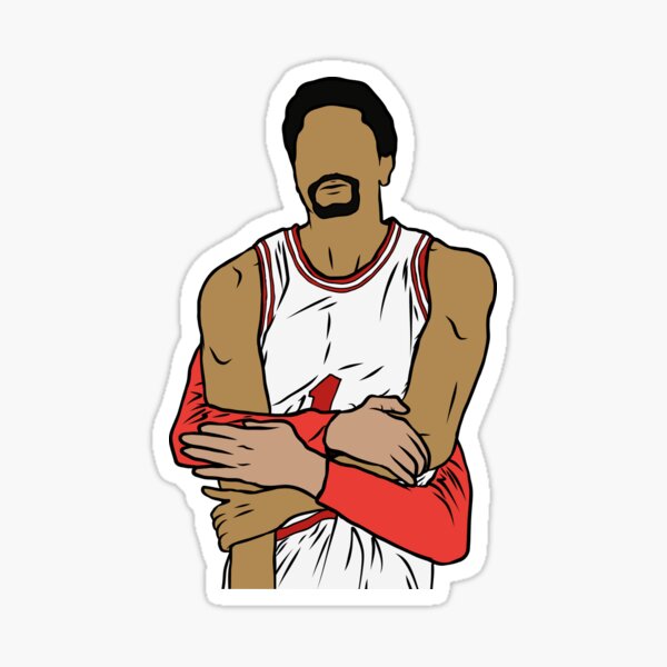 "Derrick Rose Straight Face Celebration" Sticker for Sale by ...