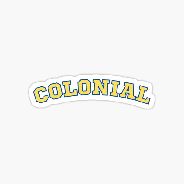 "Colonial Classic" Sticker for Sale by pton-stickies | Redbubble