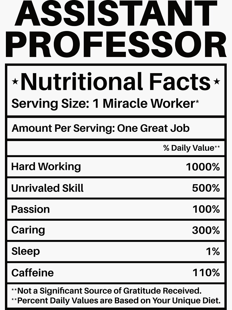 "Assistant Professor Funny Definition: Funny Assistant Professor ...