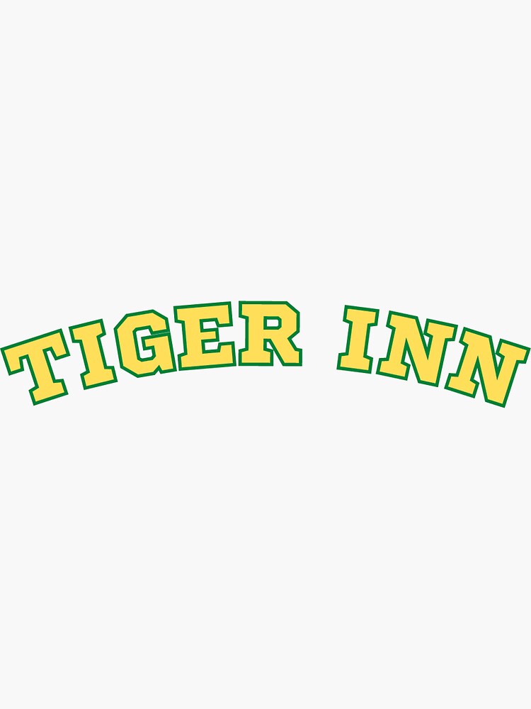 "Tiger Inn Classic 2" Sticker for Sale by pton-stickies | Redbubble