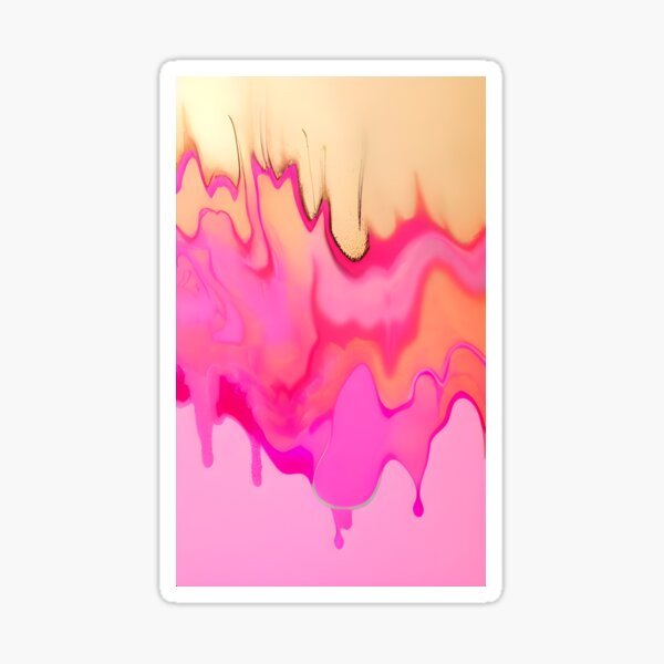 "Ink Fluid ArtWork The melting paint" Sticker for Sale by Misalyeon ...