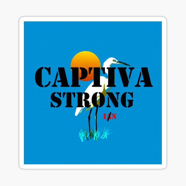 "Captiva Florida Strong" Sticker for Sale by dltphoto | Redbubble