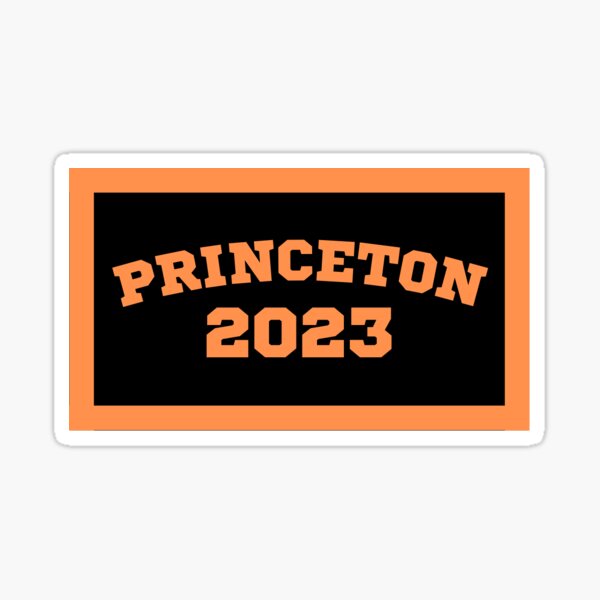 "Princeton 2023" Sticker for Sale by pton-stickies | Redbubble