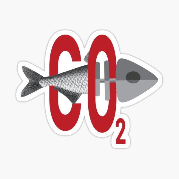 "CO2 (emissions)" Sticker for Sale by Mitroi | Redbubble