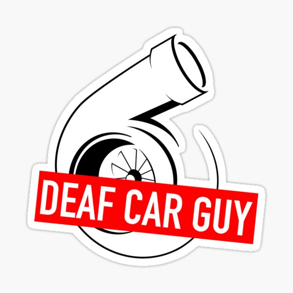 "Deaf Car Guy" Sticker for Sale by deafcarguy | Redbubble