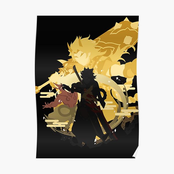 "Genshin Impact Arataki Itto" Poster for Sale by EmoGaleries | Redbubble