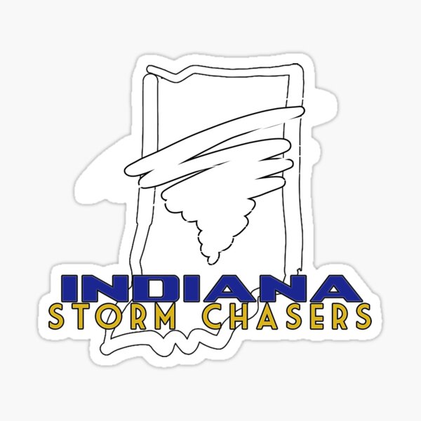 "Indiana Storm Chasers Official Logo Wear" Sticker for Sale by ...