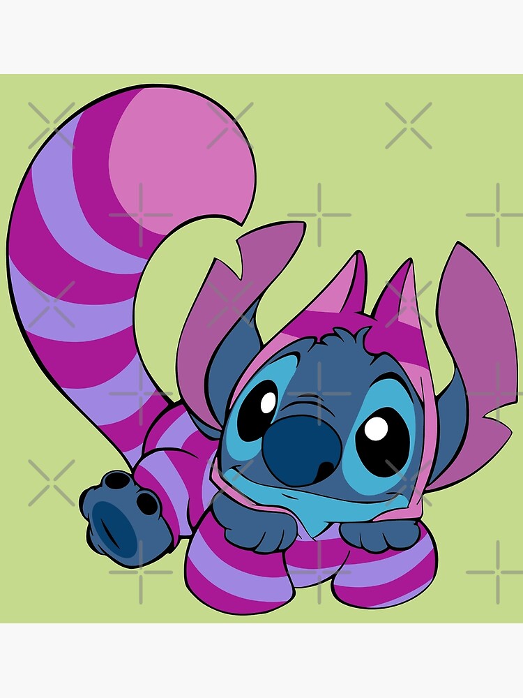 "Stitch Cheshire cat" Poster for Sale by LuuAn | Redbubble