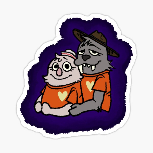 "Lizbert and Eggabell" Sticker for Sale by gorebage | Redbubble