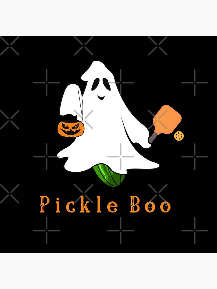 "Funny Pickle Ghost Loves To Play Pickleball At Halloween, Perfect Gift ...