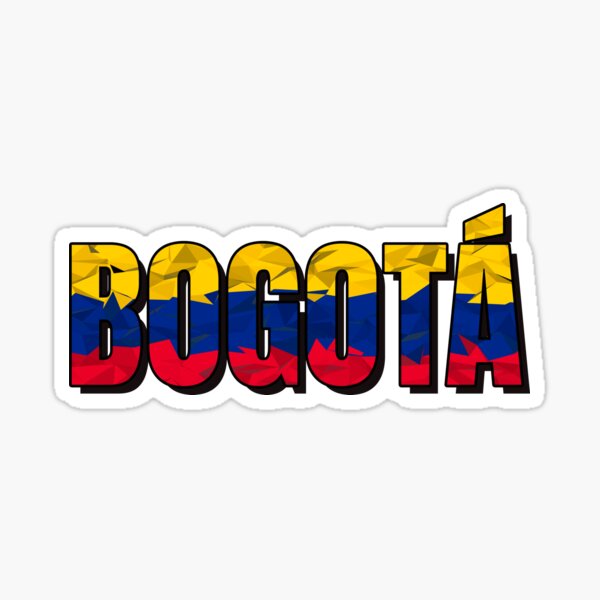 "Bogota Colombia LowPoly City " Sticker for Sale by desexperiencia ...