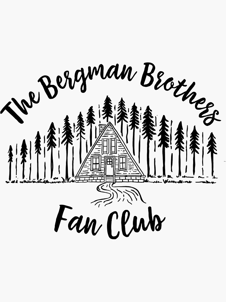"Bergman Brothers Fan Club Logo" Sticker for Sale by BergBros | Redbubble