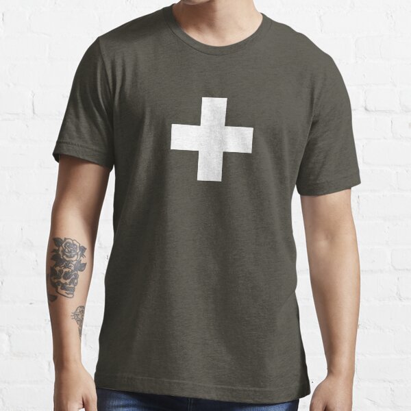 "White Cross T-Shirt Funky Cool Designer Tee" T-shirt for Sale by ...