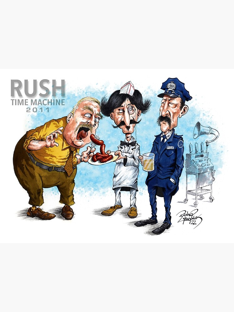"Rush - Time Machine Tour" Poster for Sale by Rilystrations | Redbubble