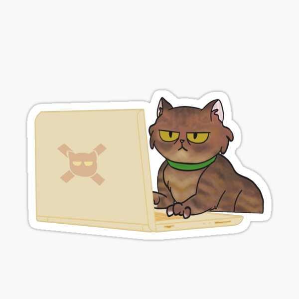 "Angel Hacker" Sticker for Sale by Vie-rus | Redbubble