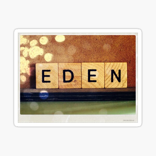 "Eden " Sticker for Sale by PicsByMi | Redbubble