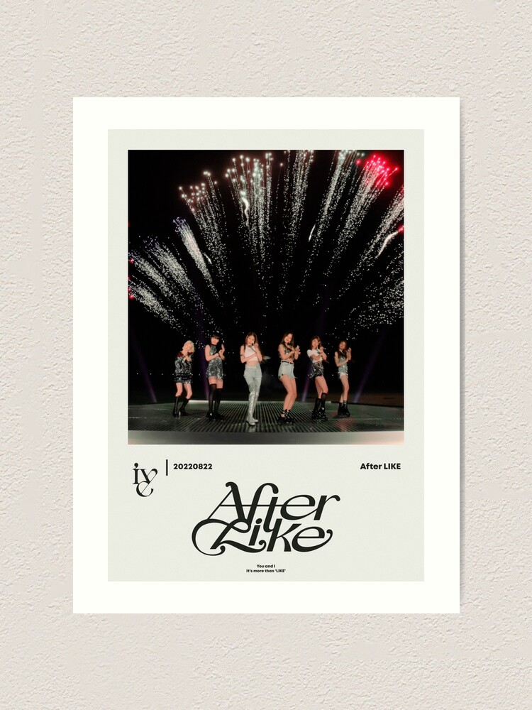 "Kpop Ive After Like Yujin Gaeul Rei Wonyoung Liz Leeseo Poster Korean ...