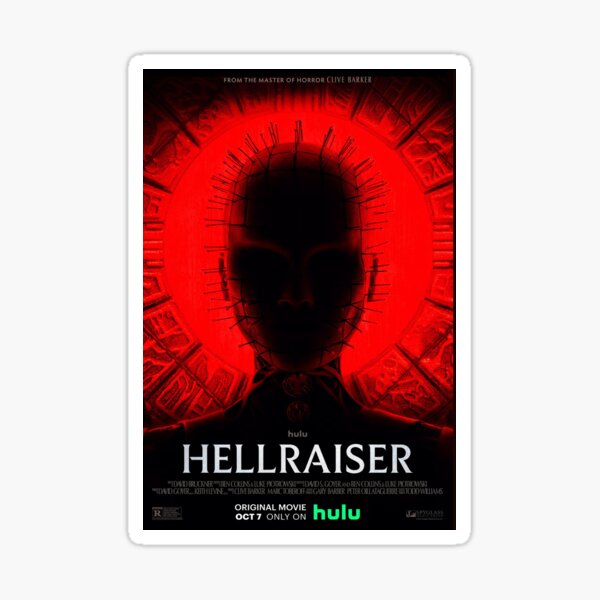 " hellraiser" Sticker for Sale by Mihraone | Redbubble
